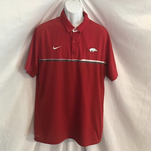 Nike | Shirts | Nike Arkansas Razorbacks Double Emblem Activewear ...